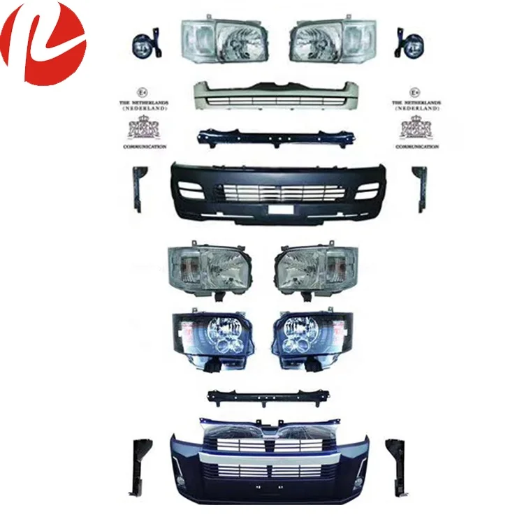 Hiace Van Mini Bus 2005-2009 Upgrade to Hiace Van 2019 Body Kits