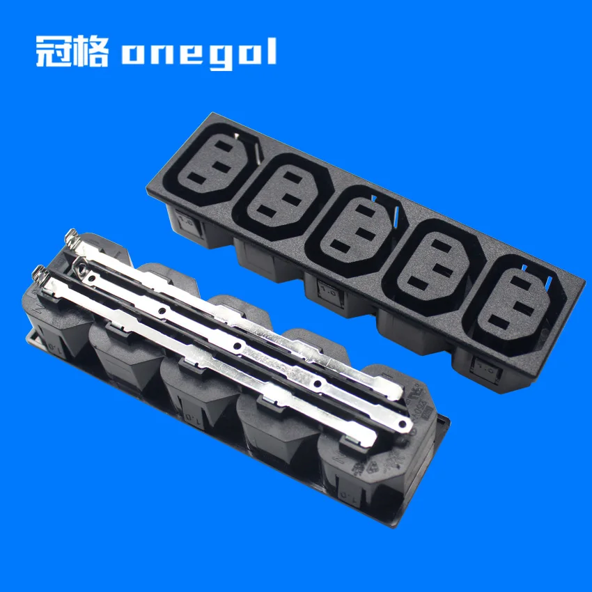 250v 10a 3 Pin Panel Mount Power Connector C13 C14 Socket - Buy C13 C14 ...