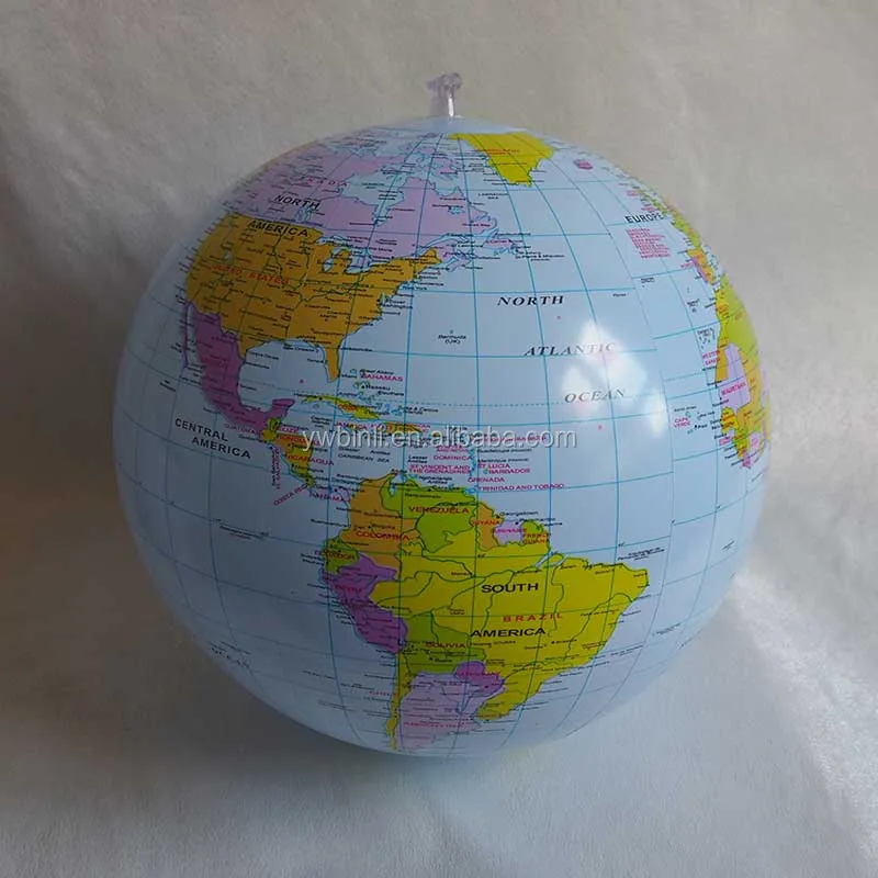 English Version Inflatable World Globe Ball Blow Up Education Gifts ...
