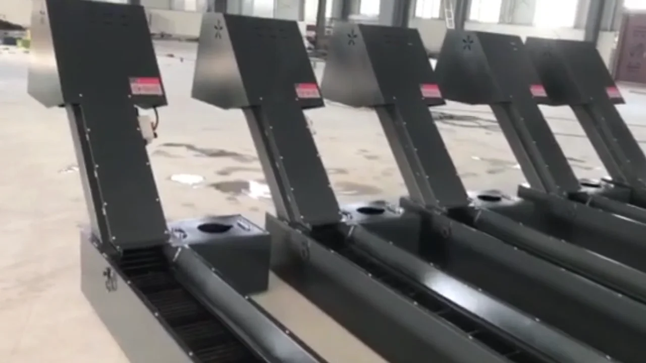 Portable Cnc Machine Chain Plate Chip Scraper Conveyor - Buy Portable ...