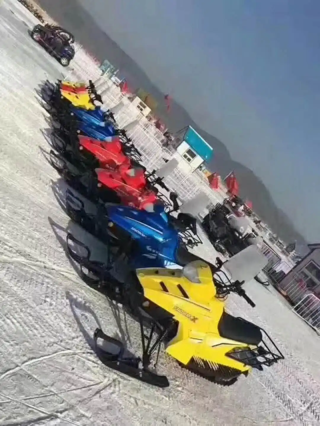 Adult Snowmobiles - Chinese 300cc Snowscooter Power & Fun