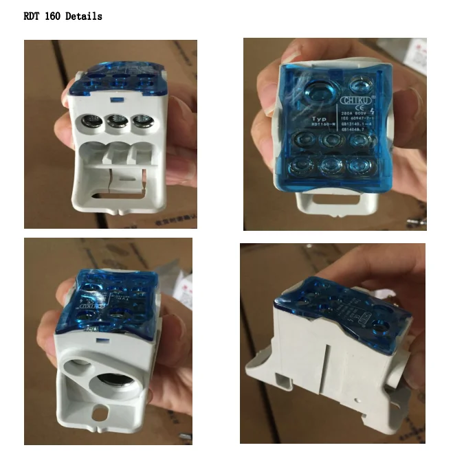 Ukk 160a Single Stage Splitter Box Terminal Block,Distribution Terminal ...
