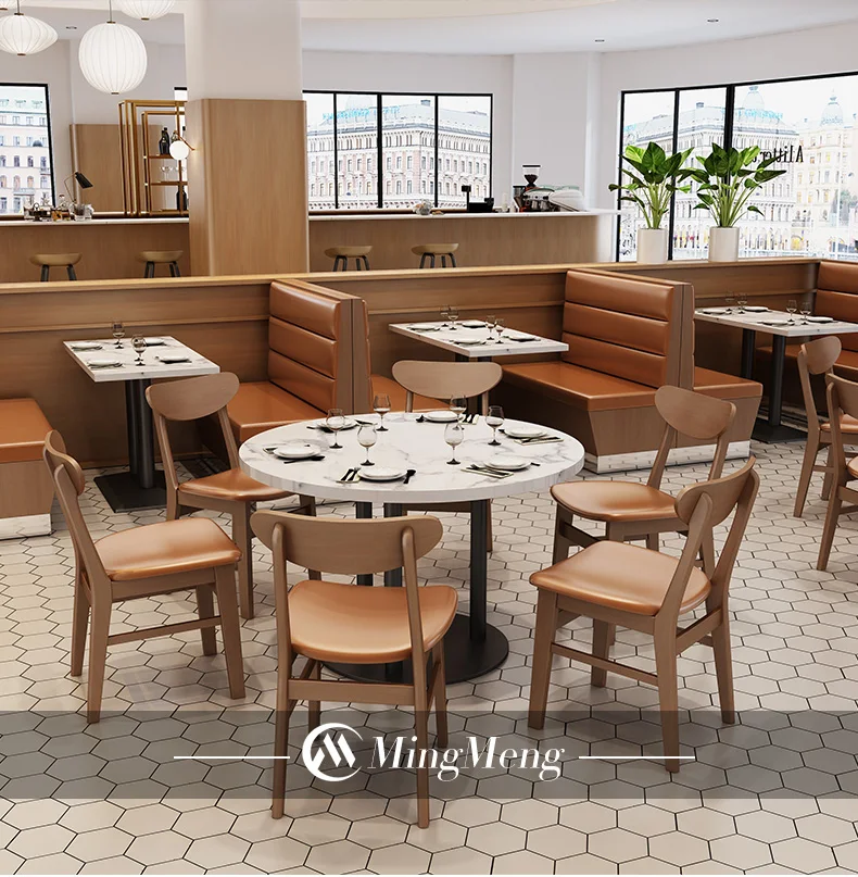 Corner Booth Seats with Tufted Leather Velvet Material