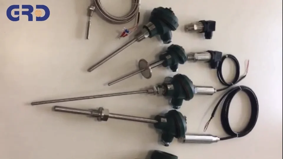 Pt100 Rtd Sensor With Flange For Temperature Measuring In Chemical ...