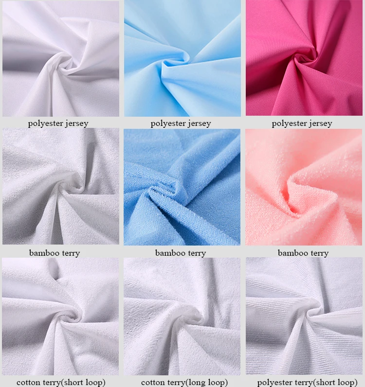Breathable Waterproof Bamboo Cotton Towelling Fabric