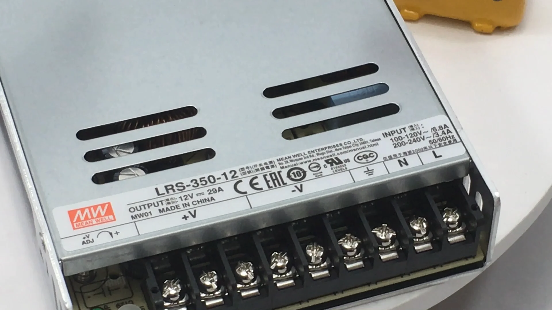 Meanwell 350w Lrs-350 Series 2~3.3v 4.2v 5v 12v 15v 24v 36v 48v Mean Well Single Output ...