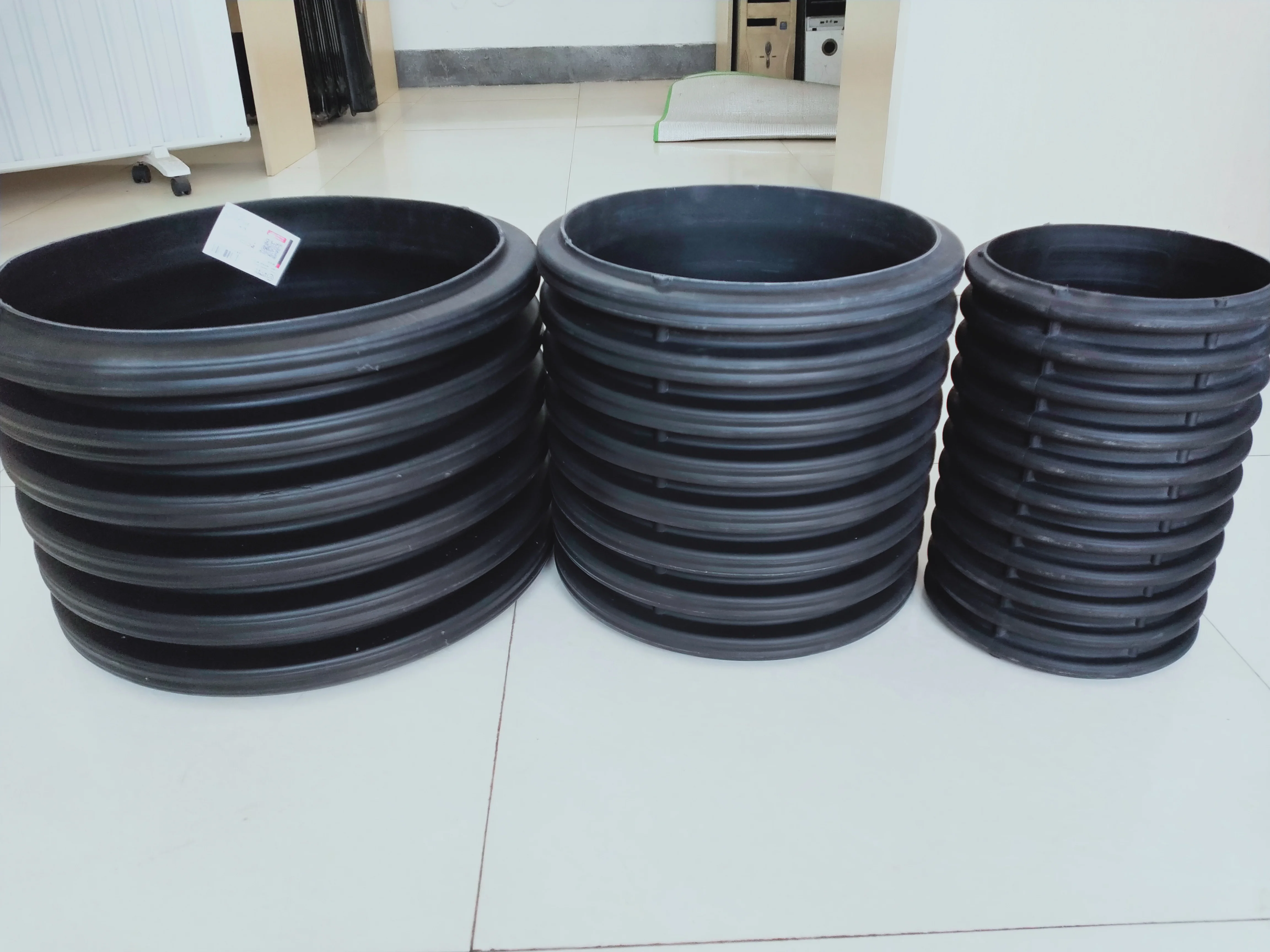 Hdpe Double-wall Corrugated Bellow Drainage Pipe - Buy Corrugated ...