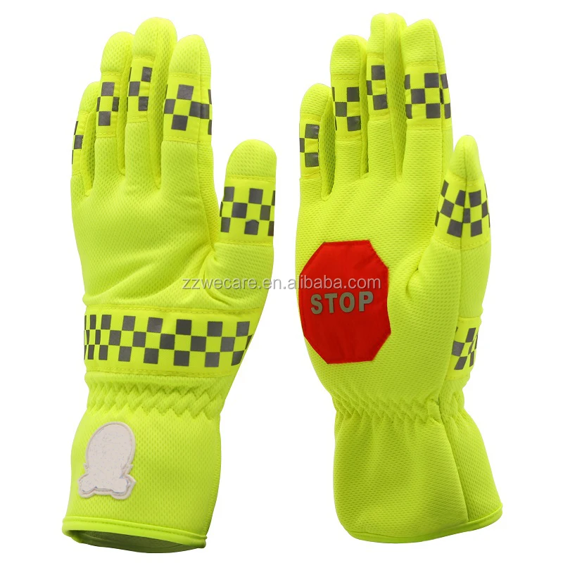 Reflective Control Hand Protection Traffic Safety Gloves