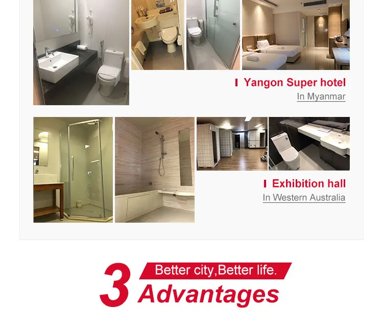 Simple Design Modular Bathroom Unit - COZY Prefab