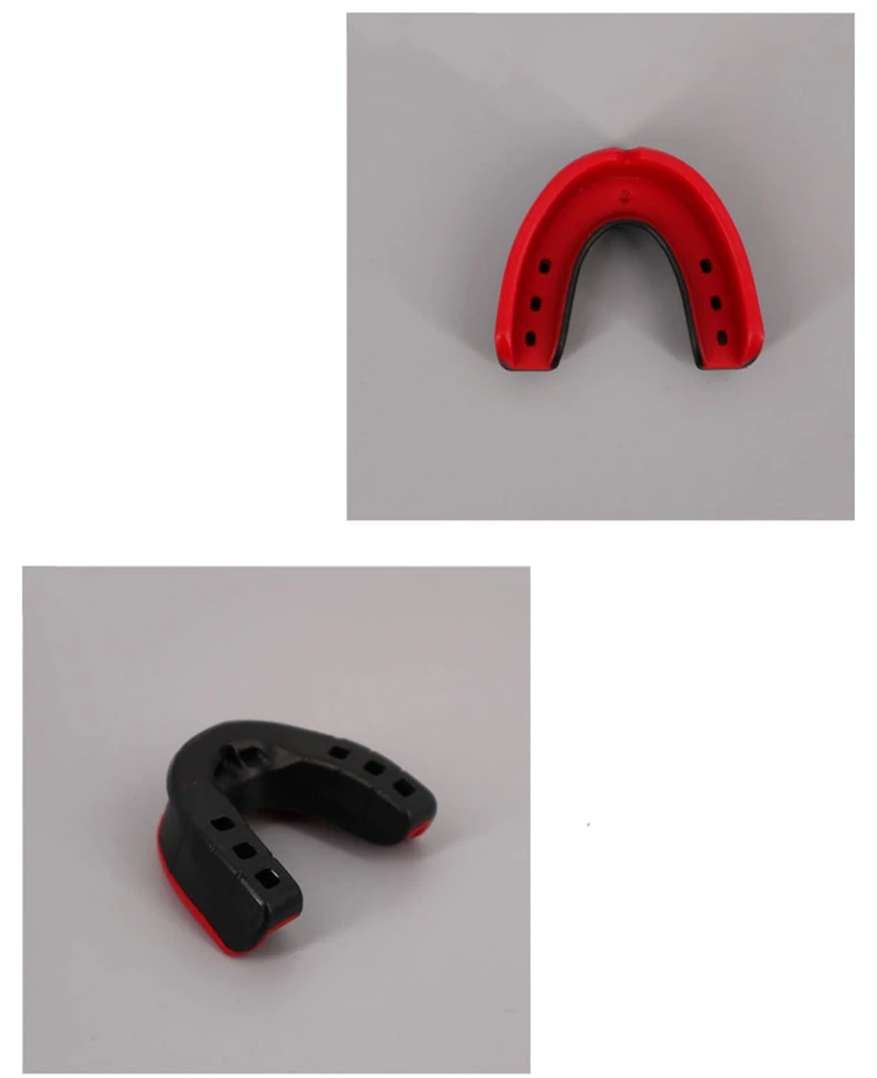 Silicone Artificial Double Braces Fighter Game Mouth Guard
