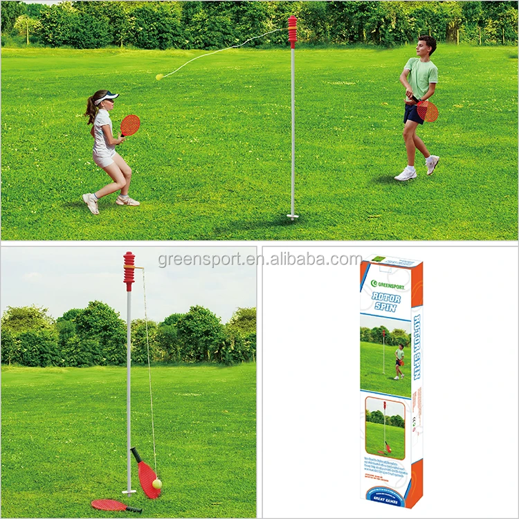 Tennis Trainer Metal Swingball With Tennis Rackets For Kids - Buy ...