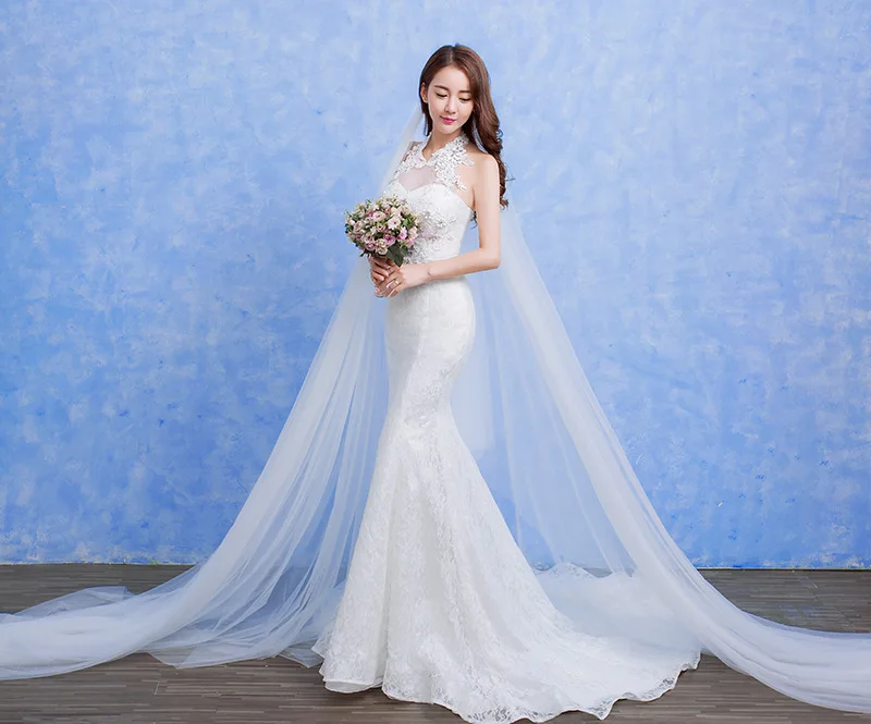 Luxury Gaun Pengantin Strapless Wedding Dress Bridal Gown Mermaid ...