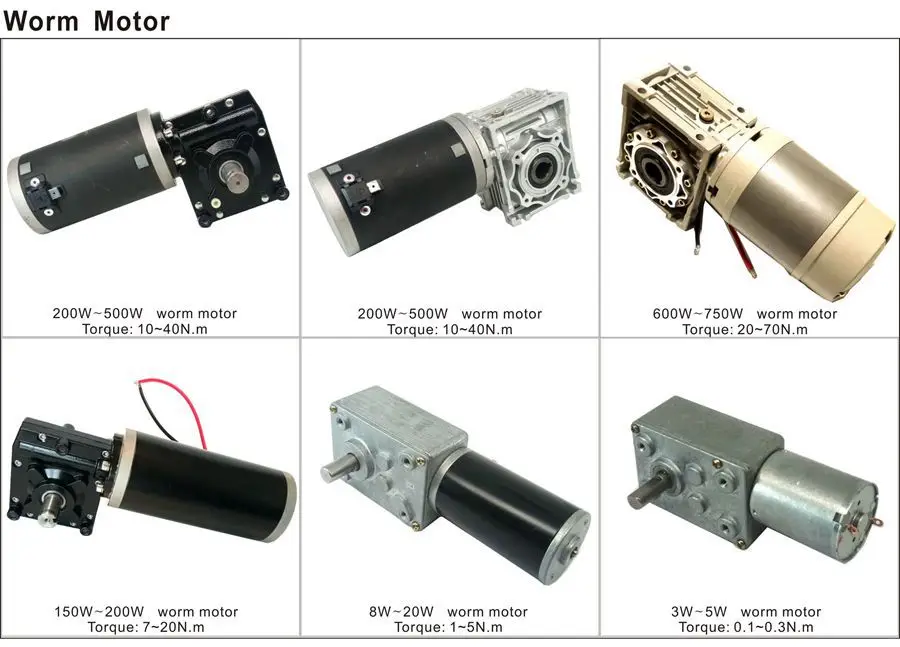 700W DC Motor - Efficient 12V and 24V Gear Motor for Winches