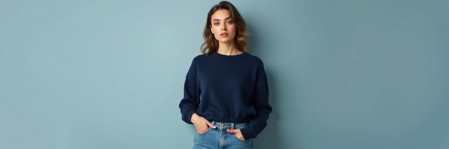 Navy Blue Crew Neck Sweater – Timeless Style On Alibaba.com