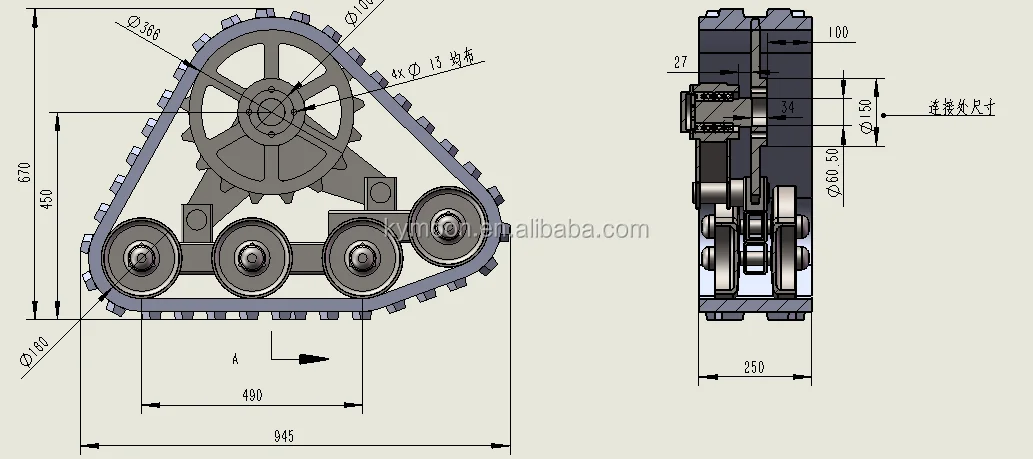 ATV/UTV Rubber Track Conversion Systems - Durable & Versatile