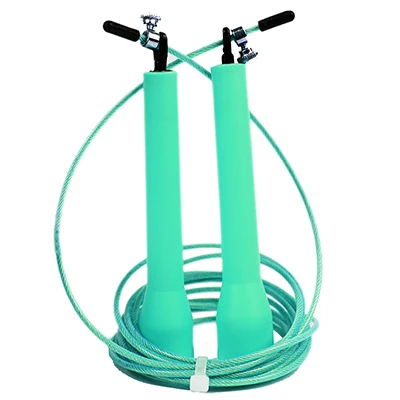 High Fast Speed Rope Wire Rope Jump Skipping Black Rope Aluminum Handle ...