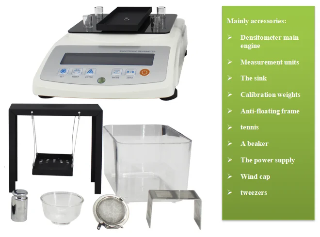 ZONHOW Economic Digital Solid Liquid Densitometer High Precision ...