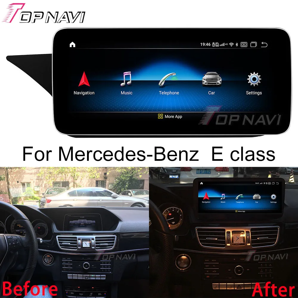 12.3 Inch Touch Screen Car Radio Gps Multimedia Player For Mercedes ...