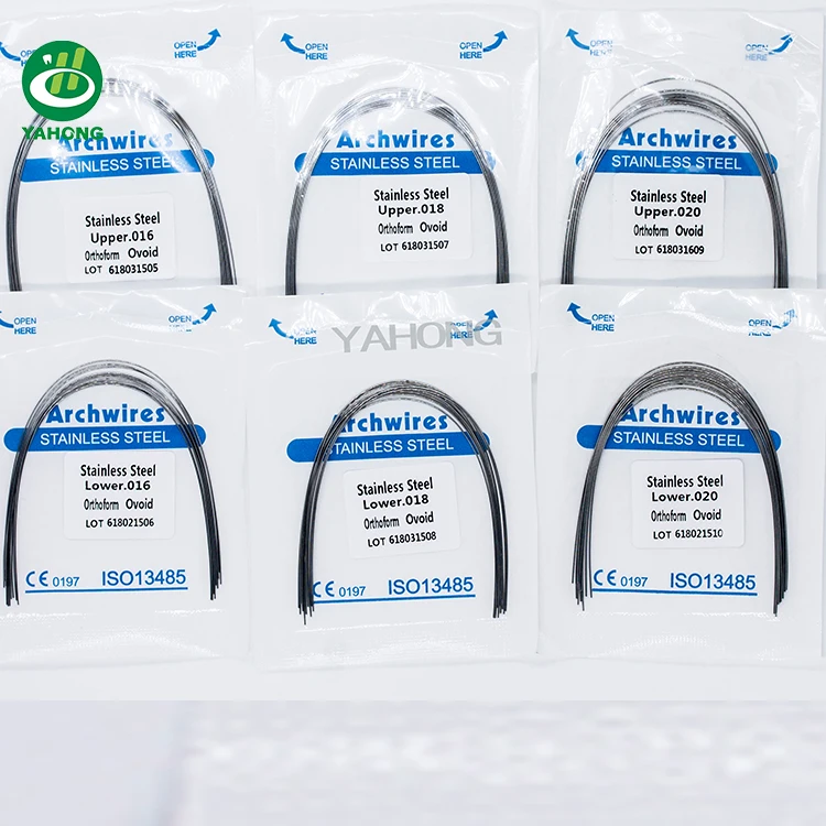 Health Material Dental Product Stainless Steel Ss Archwires Round Rectangular Orthodontic Arch ...