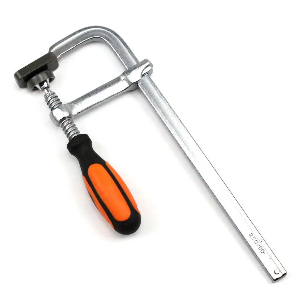 Fully Drop Forged Steel Bar Heavy Duty F Clamp With Plastic Grip Handle ...