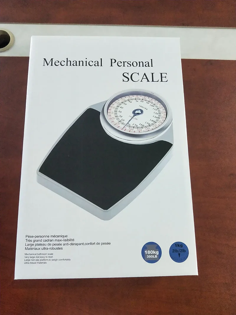 Dial Precision 180kg (400 Lbs) Mechanical Weight Body Bathroom Scale ...