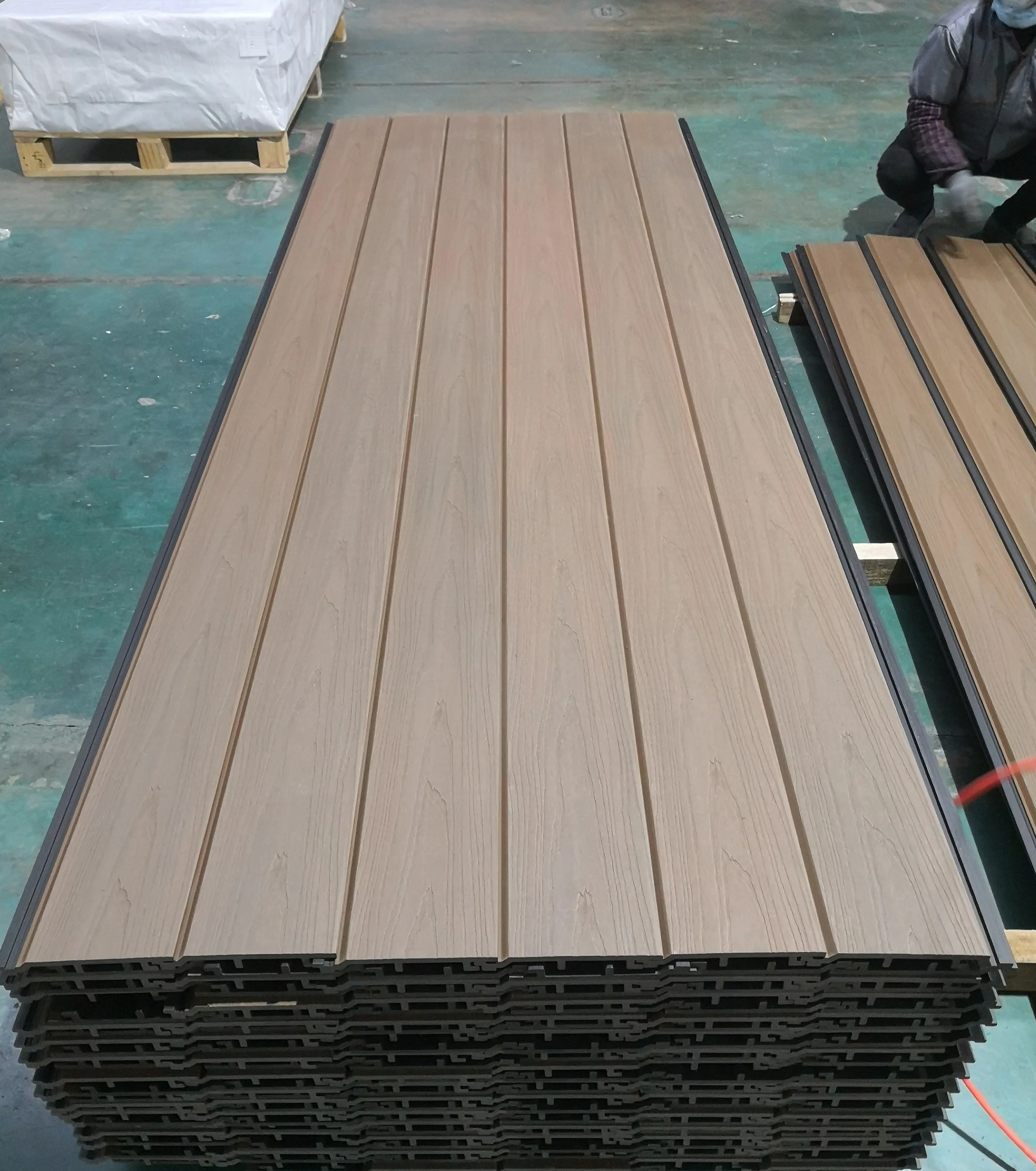 Panel De Madera Para Exteriores,Material De Construcción De Madera De Teca,Efecto Madera De ...