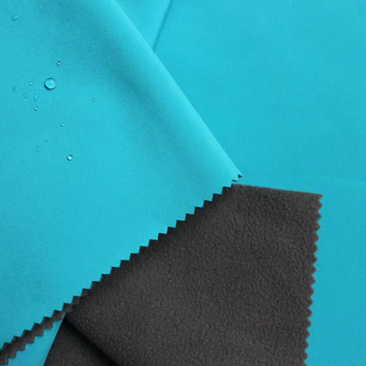 3 Layer Softshell Fabric With Tpu Film And Polar Fleece Bonded For ...