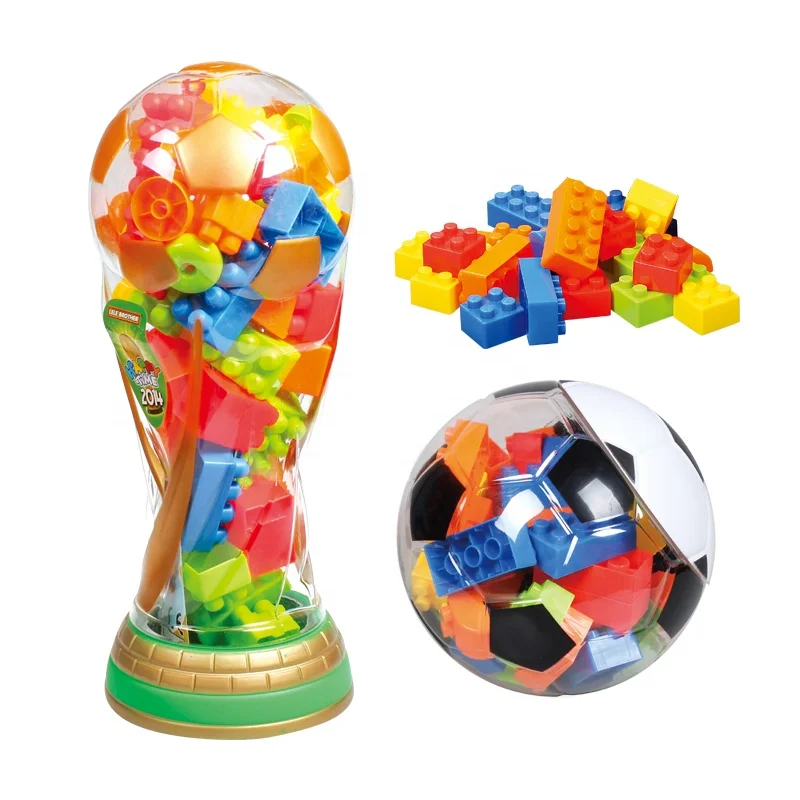 Lele Brother Large Interlocking Building Blocks Football Kids Mega ...