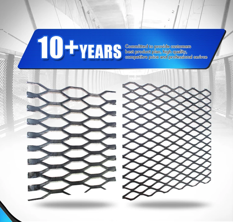 Mild Steel Expanded Metal Flattened For Commercial Application - Buy ...