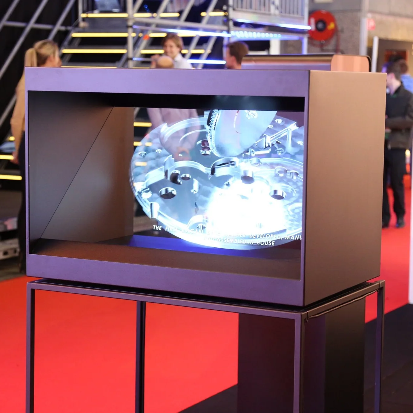 Hologram Display Showcase,3d Holographic Pyramid Cube Holobox For Video ...