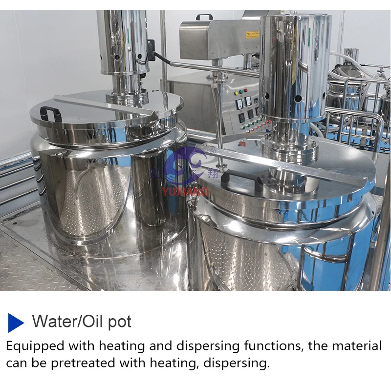 Automatic Vacuum Homogenizing Emulsifier - Yuxiang Machine