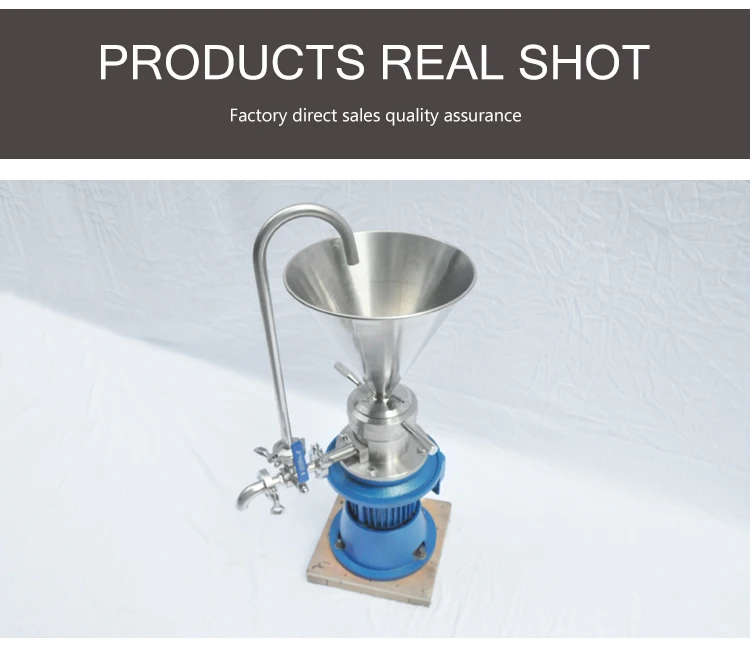 Laboratory Standing Colloid Mill Olives Grinding Machine Peanut Butter ...