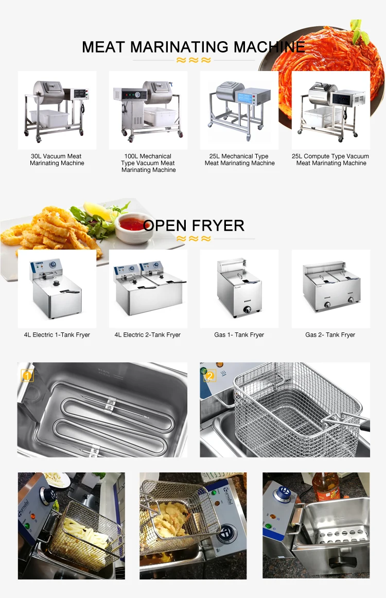 Fast Food Kitchen Equipment - Used for Restaurants