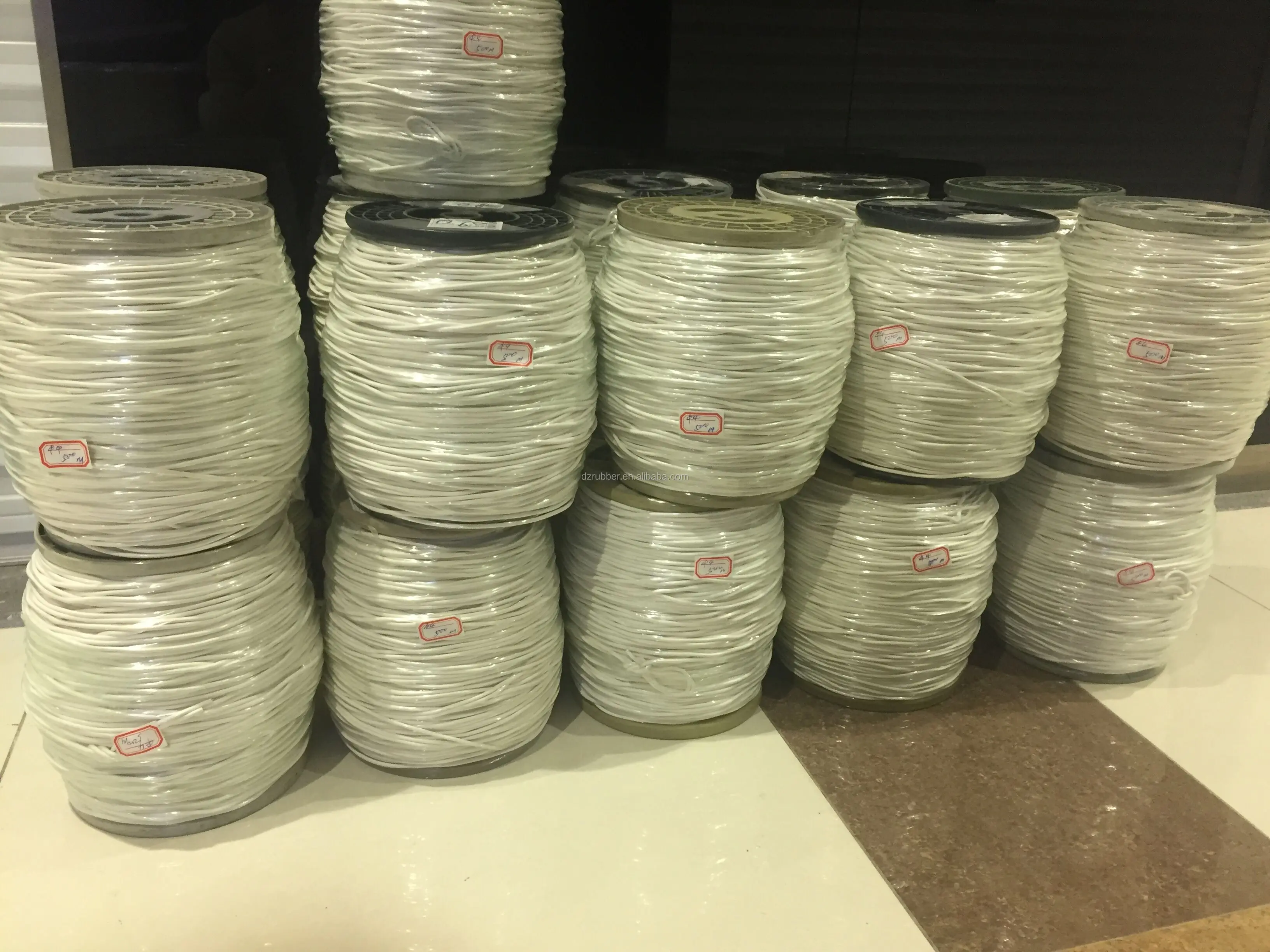 Dingzhi Rubber 1MM to 4MM Silicone Foam String - Durable & Versatile