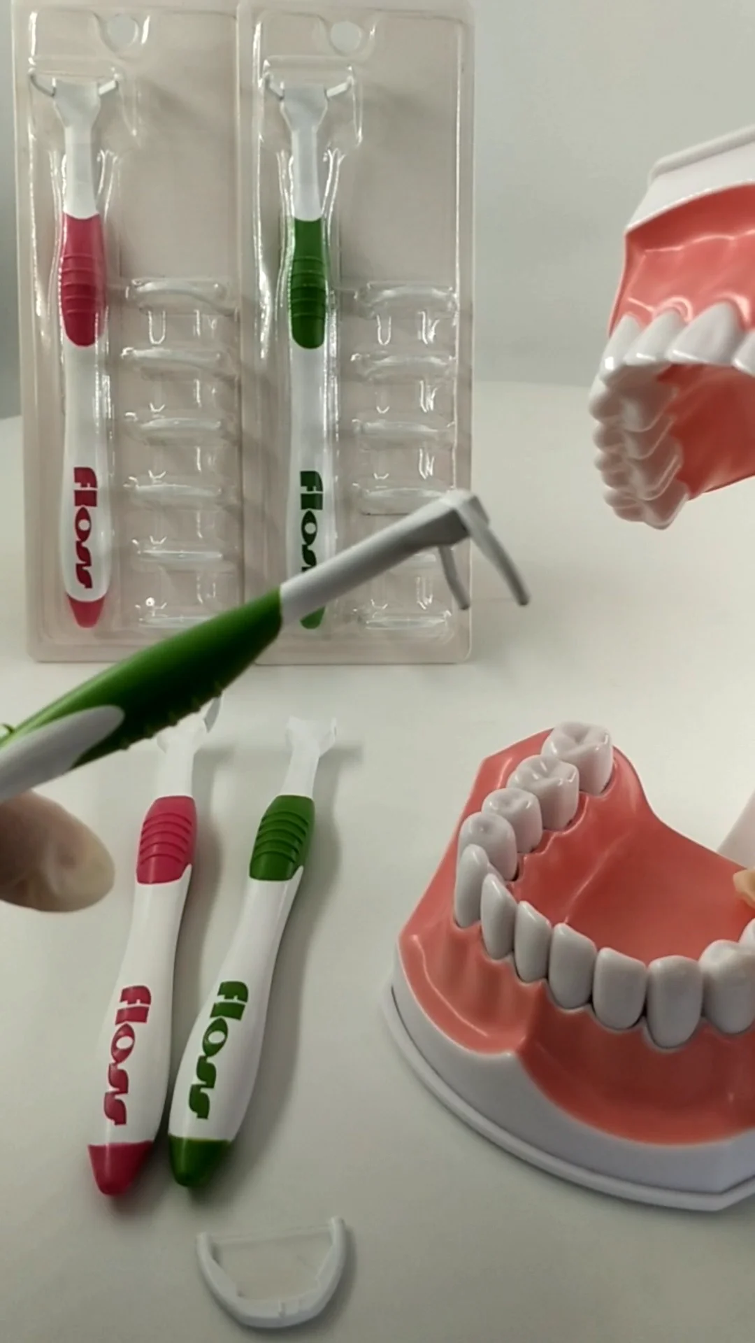 Y Shape Dental Floss Holders Dental Floss Pick With Refilled Heads ...