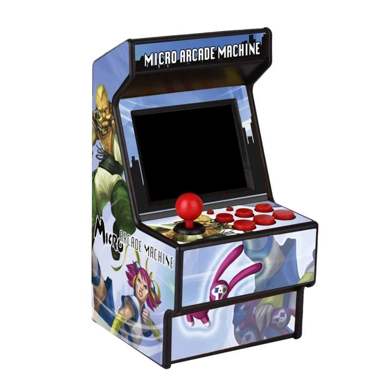 Retro Mini Arcade Handheld Game - 16 Bit Fun for Kids