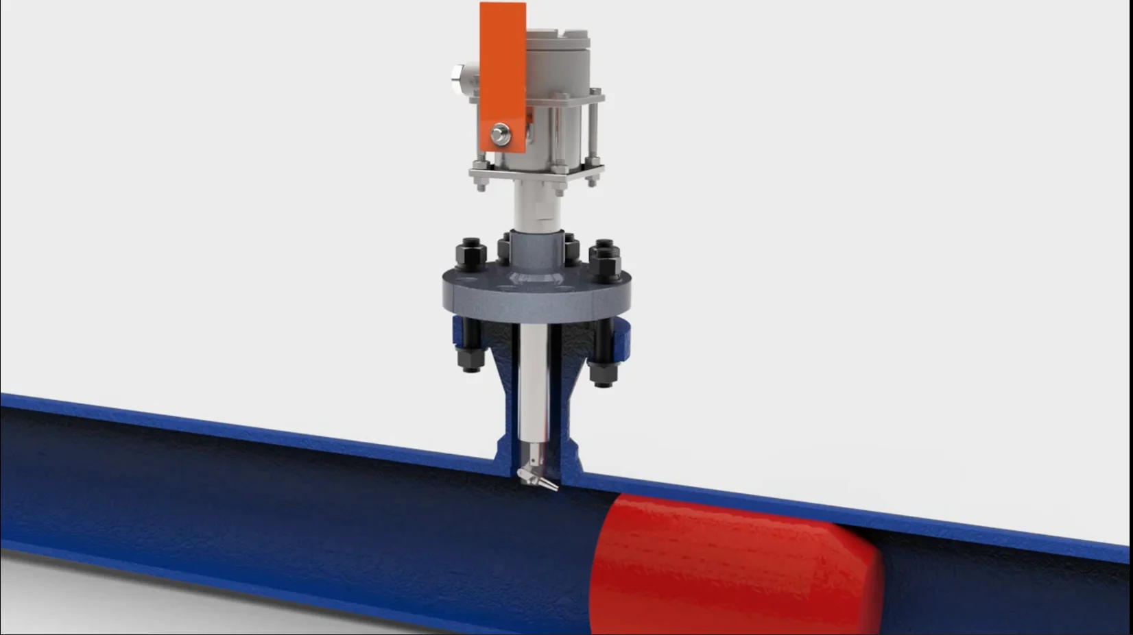 EMT Pigging - Customized Magnetic Flange for High Pressure