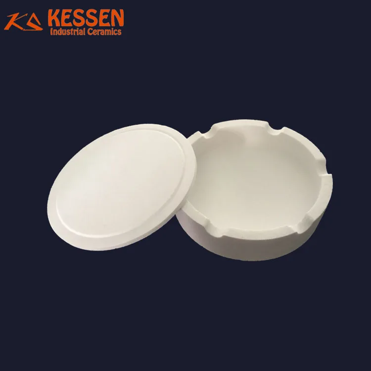 Alumina Ceramic Fiber Crucible with Lid - Kessen Quality