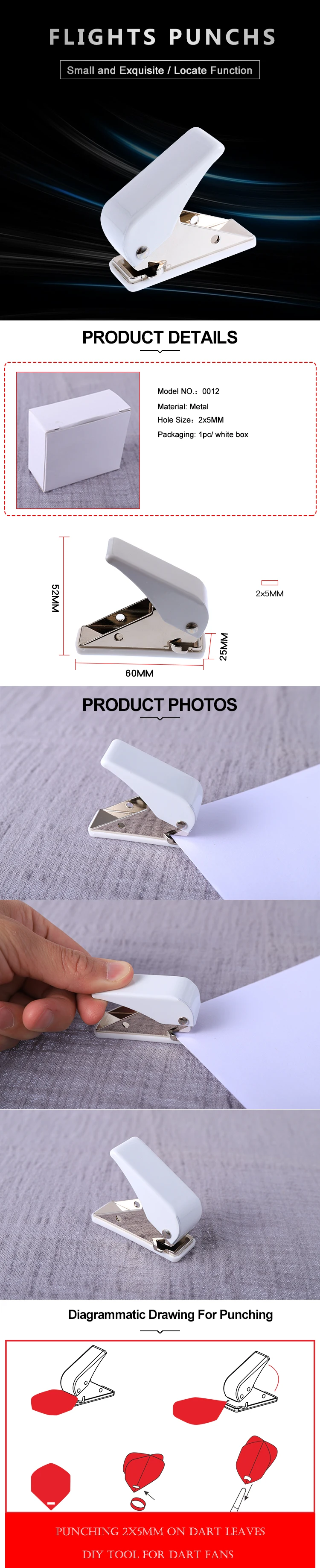 Allwin Flight Hole Punch for Darts - Precision & Durability
