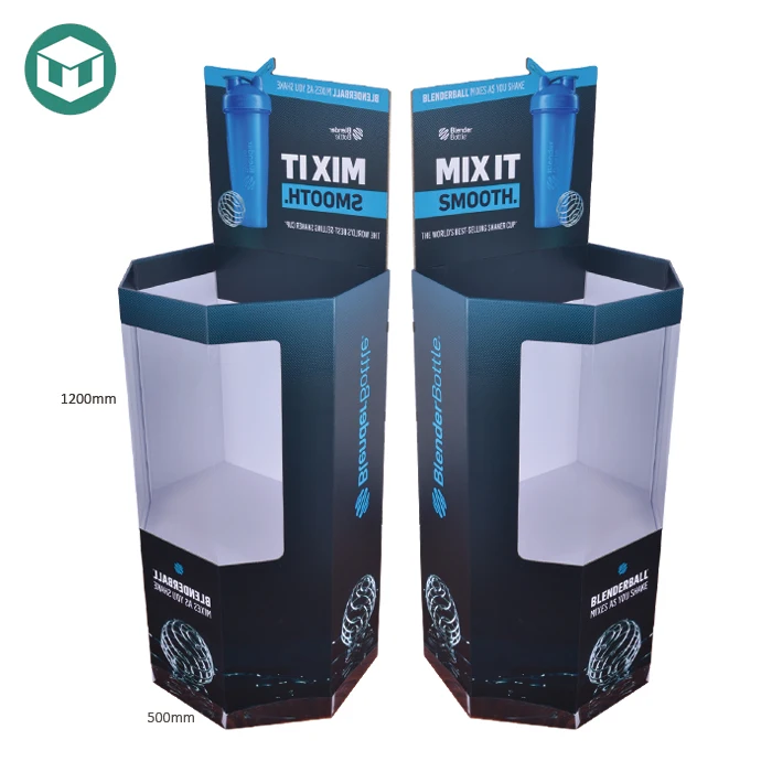 Hot Sale CMYK Printing Cardboard Dump Bins Display Corrugated Dump Bins ...