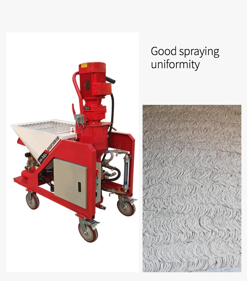 Dry Mixer Automatic Cement Mortar Spray Putty Gypsum Plaster Spraying ...