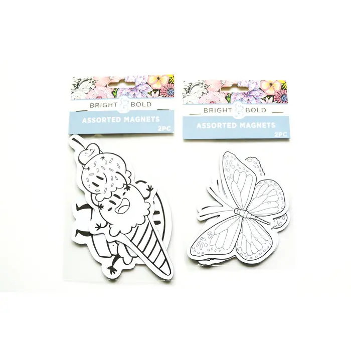 Creative DIY Magnetic Coloring Sheet Fridge Magnet