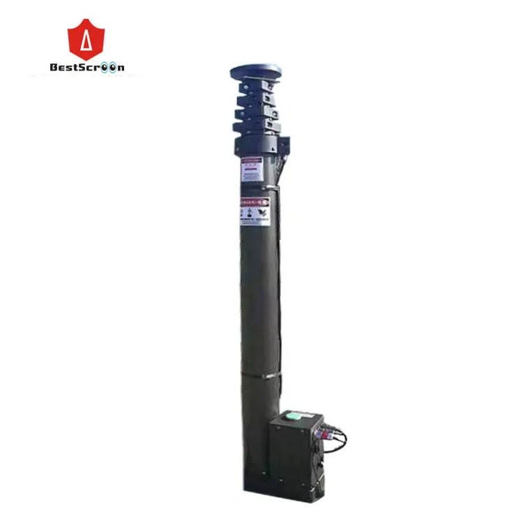 Customized 2-20m Height Motor Driven Telescopic Mast