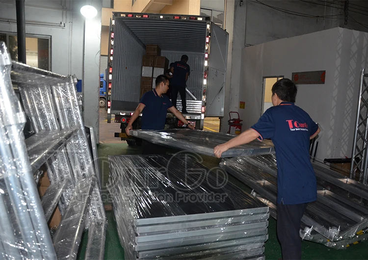 Tourgo Retractable Stage Platform - Quick Setup & Portability