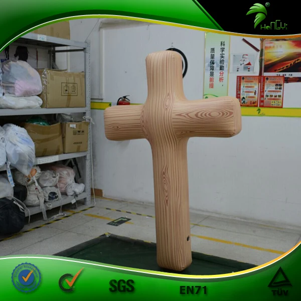 Hanging Inflatable Jesus Cross Balloon Durable 3d Inflatable Pvc ...