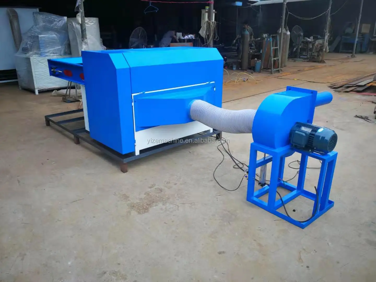 Fiber Opening Machine Polyester Cotton Waste Recycling Loosing Machine ...