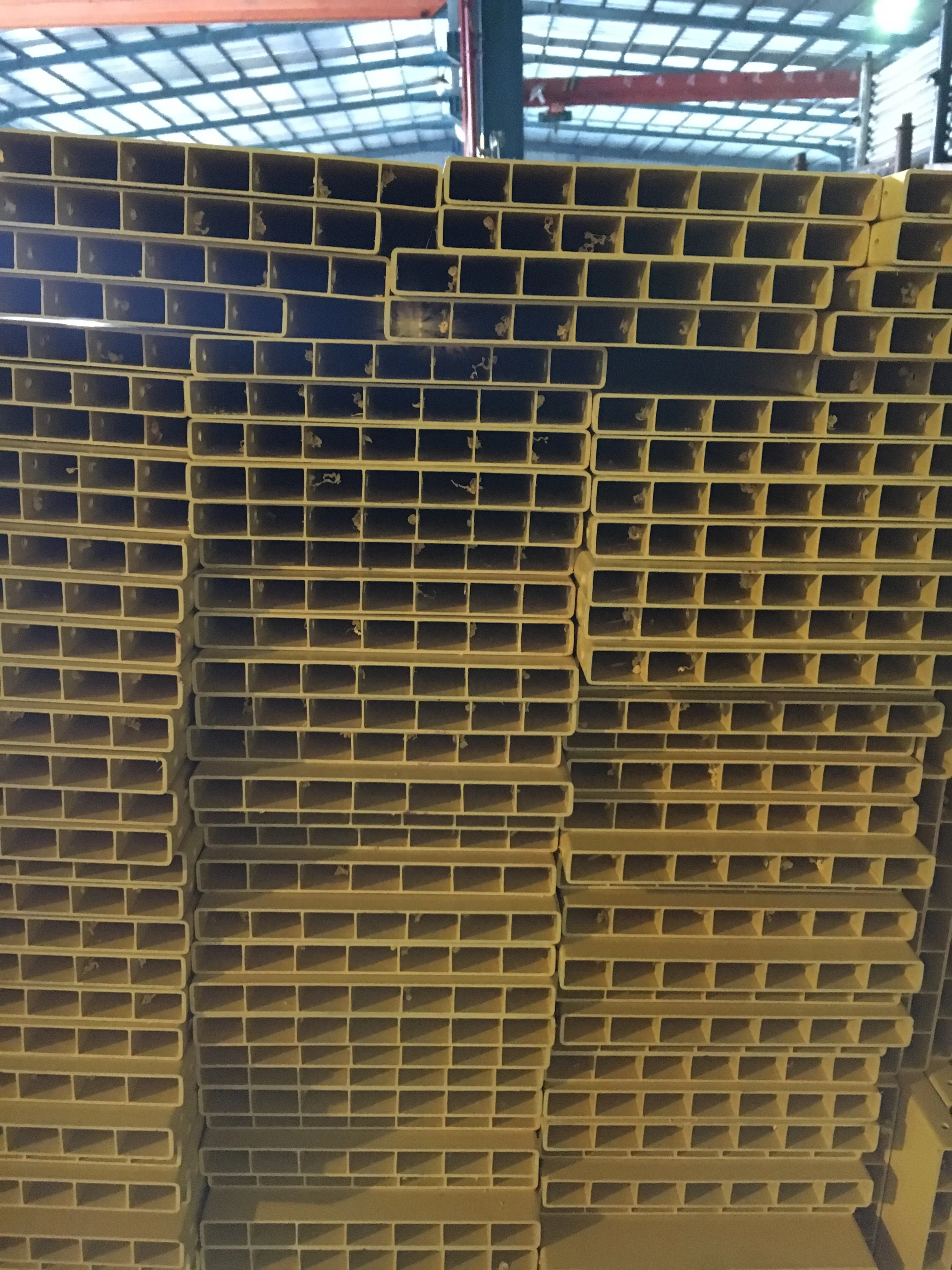 Yellow Color Pvc Toe Board For Scaffolding High Working Platform - Buy ...