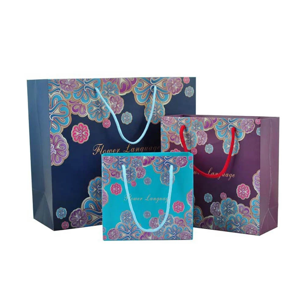 Low Cost Recyclable Small Carton Fantasy Jewelry Packaging Paper Bag ...