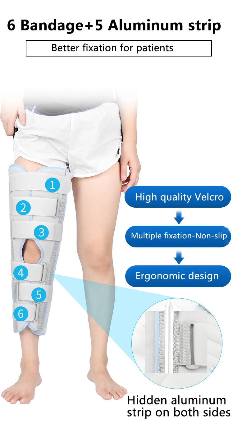 Medical Knee Fixation Brace for Post Pre Operative Immobilization ...