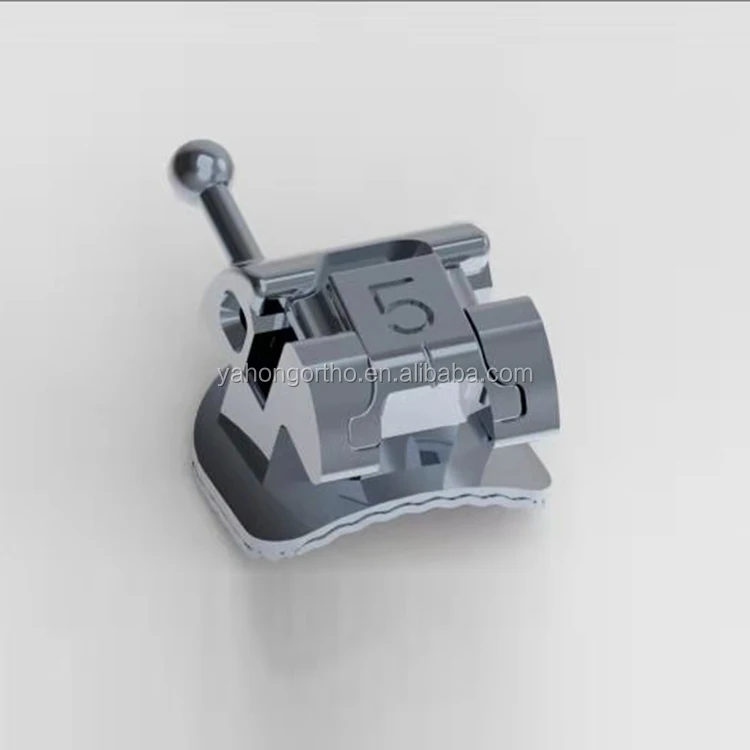 Dental Orthodontic Metal Bracket Teeth Braces Self Ligating Bracket ...